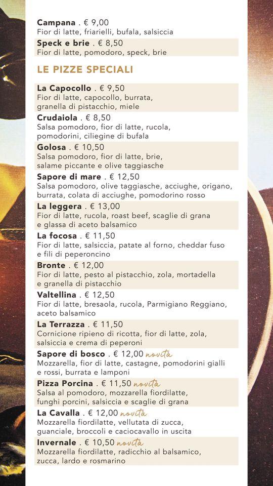 Menu at Dalì - Ristorante Pizzeria Lounge Bar, Verbania