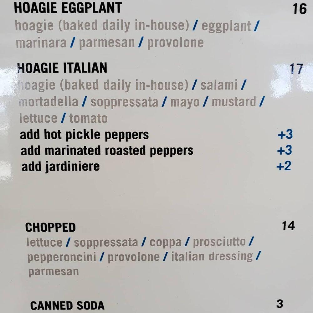 Menu at 'ili'ili Cash & Carry pizzeria, Honolulu