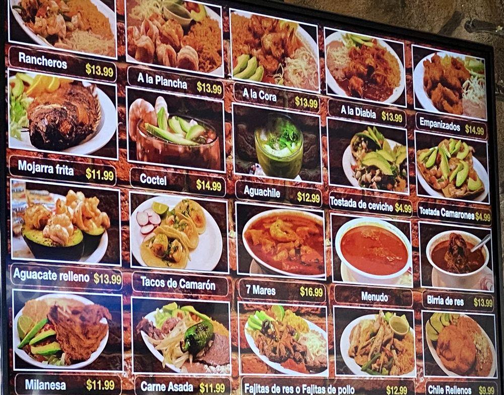 Menu at Duarte Mexican Food restaurant, Yuba City