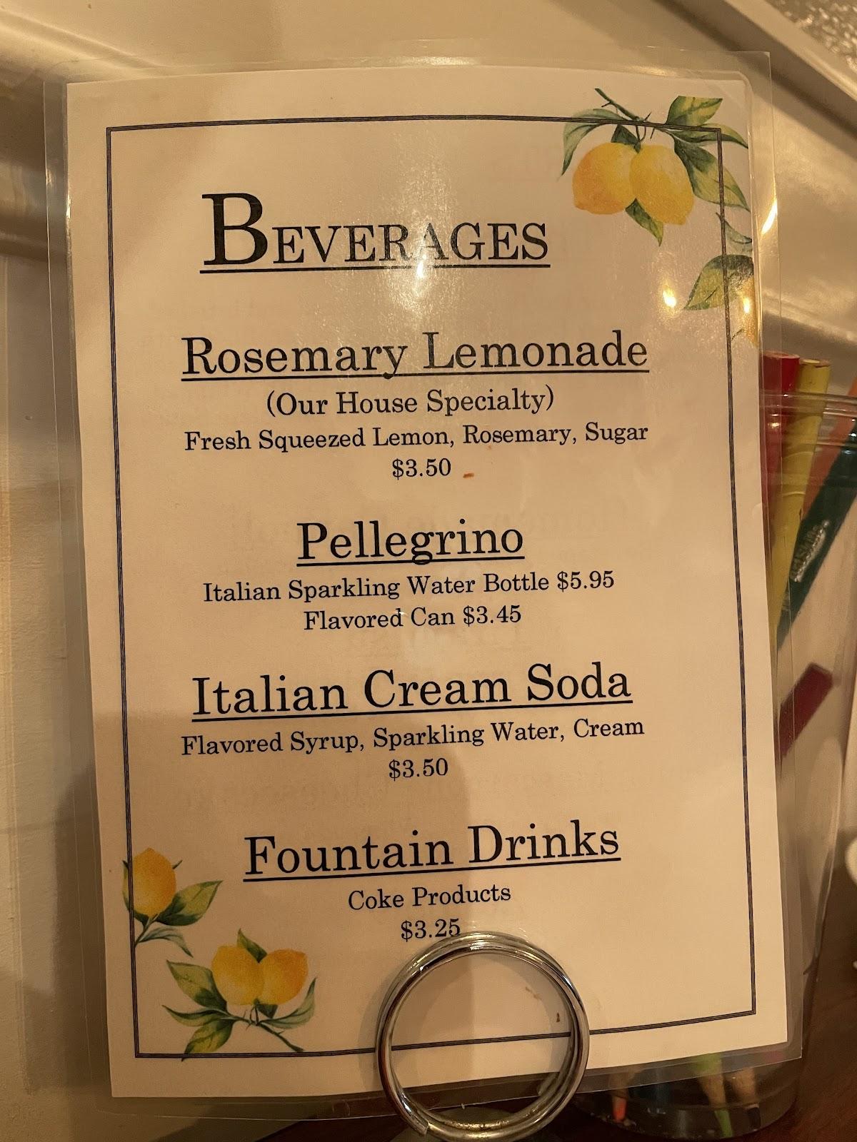 Menu at A•Mano Pizza & Italian Cuisine pizzeria, Las Vegas
