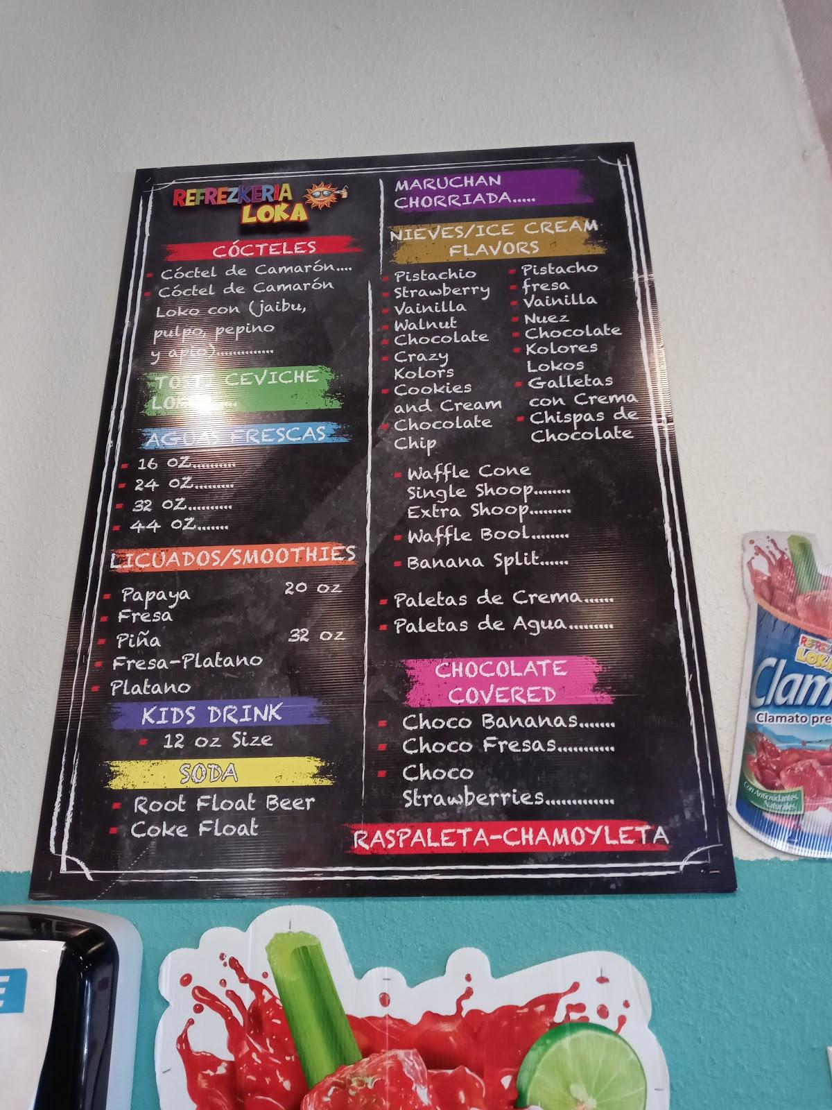 Menu at Carniceria Hernandez restaurant, Friona