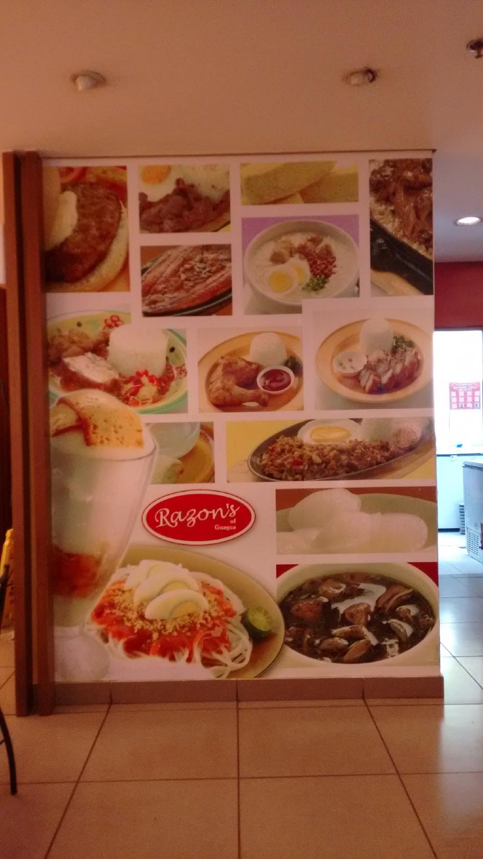 Menu at Razon Of Guagua restaurant, Antipolo, Victory Park & Shop