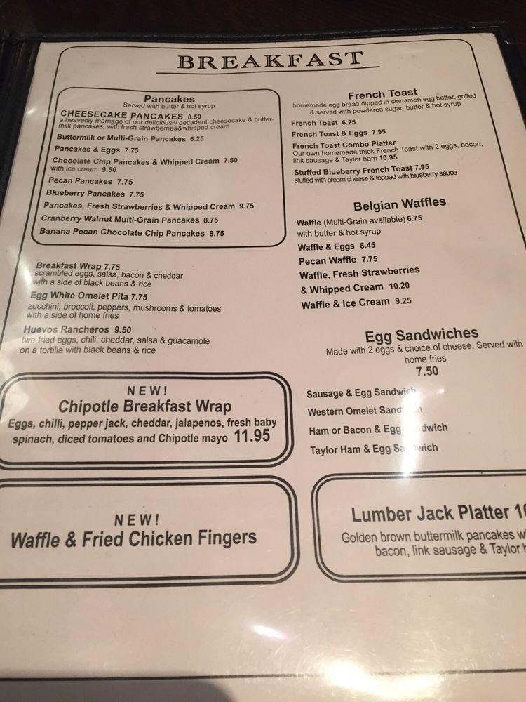 Menu at Coach House pub & bar, North Bergen