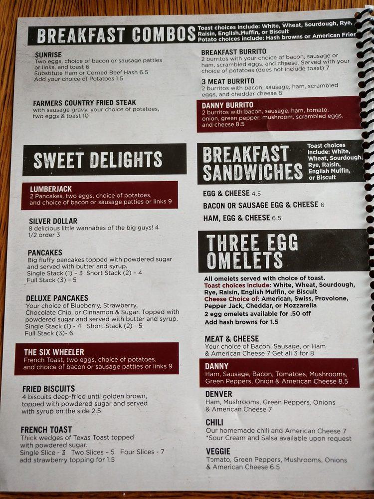 Menu at Last Chance Bar & Grill, Peoria, W Second St