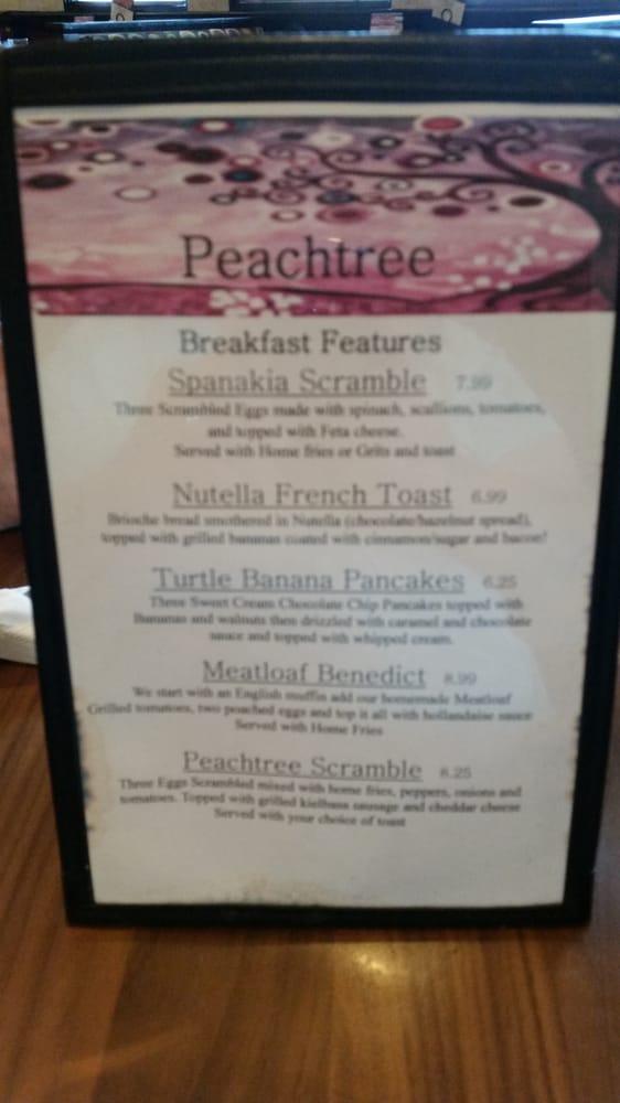 Menu at Peachtree Restaurant and Lounge, Harrisburg