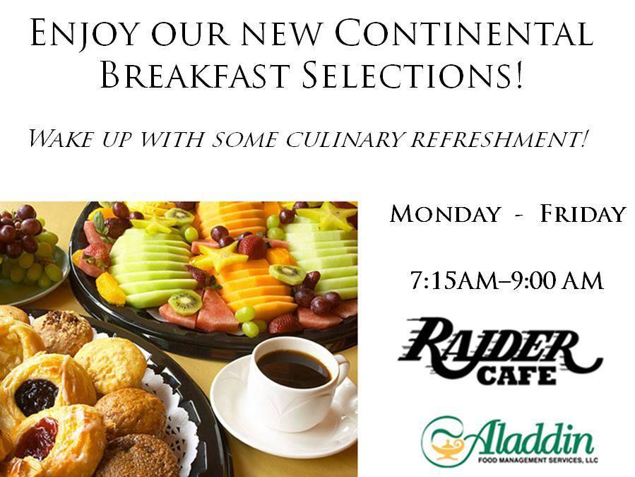 Menu at Raider Cafe at NWFSC, Niceville, 100 College Blvd E
