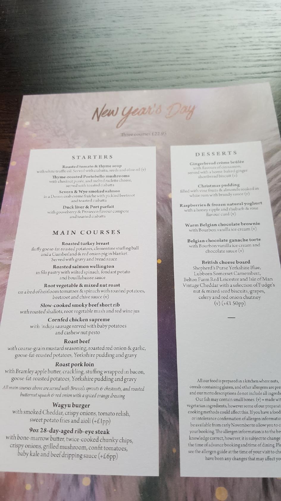 Menu at Ship Inn Lymington pub & bar, Lymington