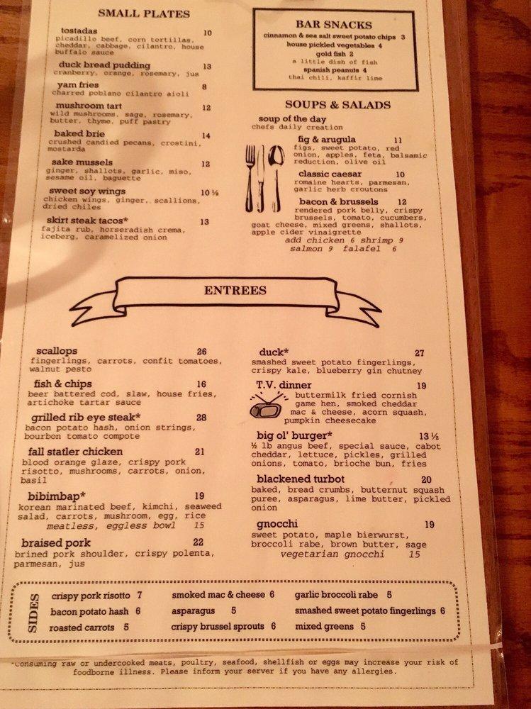 Menu at The Shanty pub & bar, Warwick, Post Rd