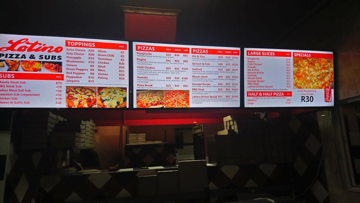 Menu at La Fiesta Take Aways "THE BIG TASTE" restaurant, Port Elizabeth ...