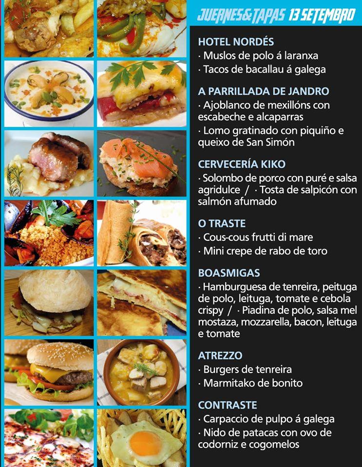 Menu at A Parrillada de Jandro, Burela