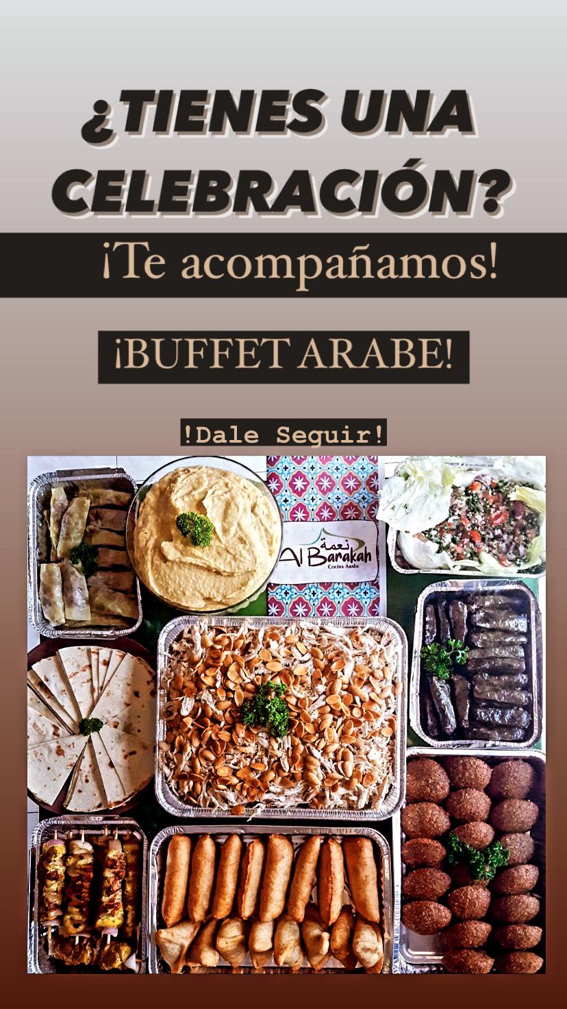Carta de Al Barakah Restaurante y Buffet Arabe, Cartagena