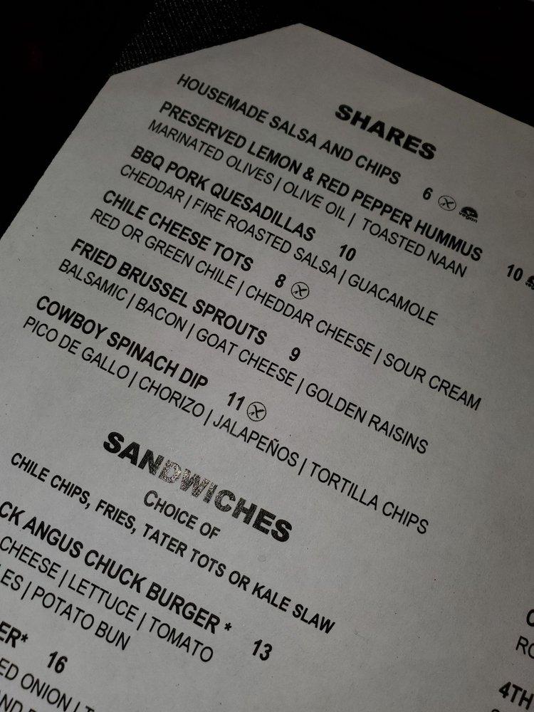 Menu at Forque Kitchen and Bar, Albuquerque