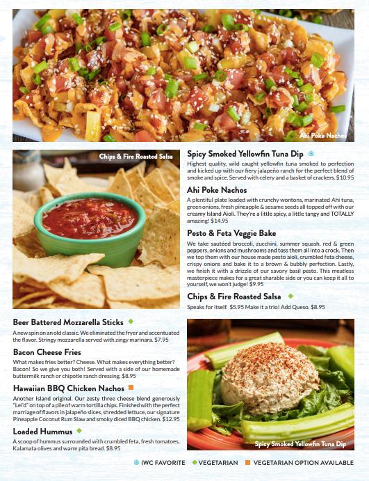 Menu at Island Wing Company - Daphne pub & bar, Daphne