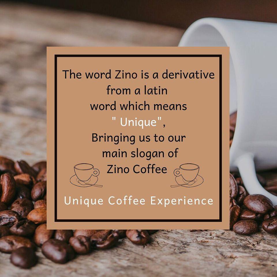 Menu at Zino Coffee, New Cairo City