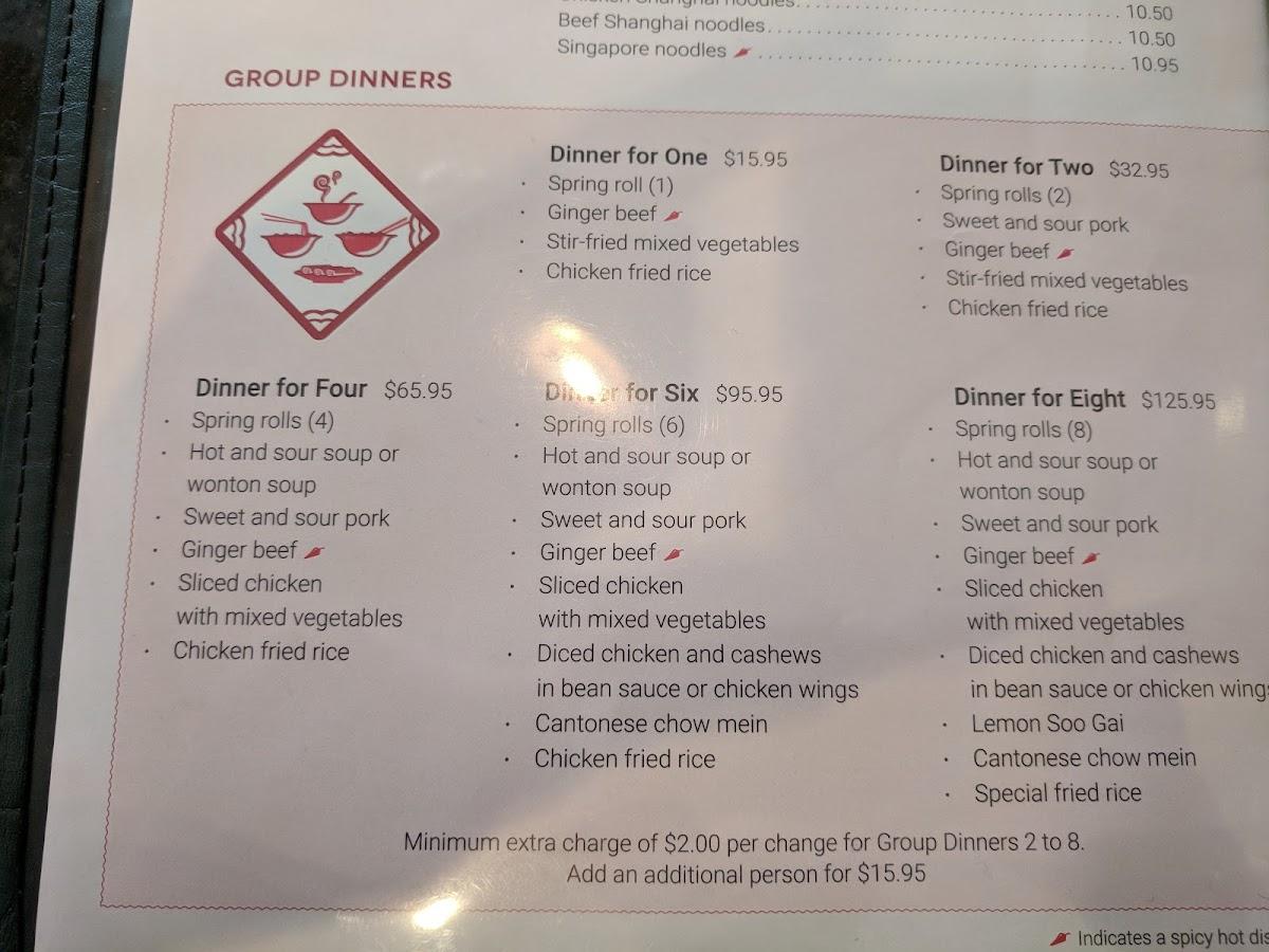 Menu at Mighty Mango Restaurant Ltd, Calgary