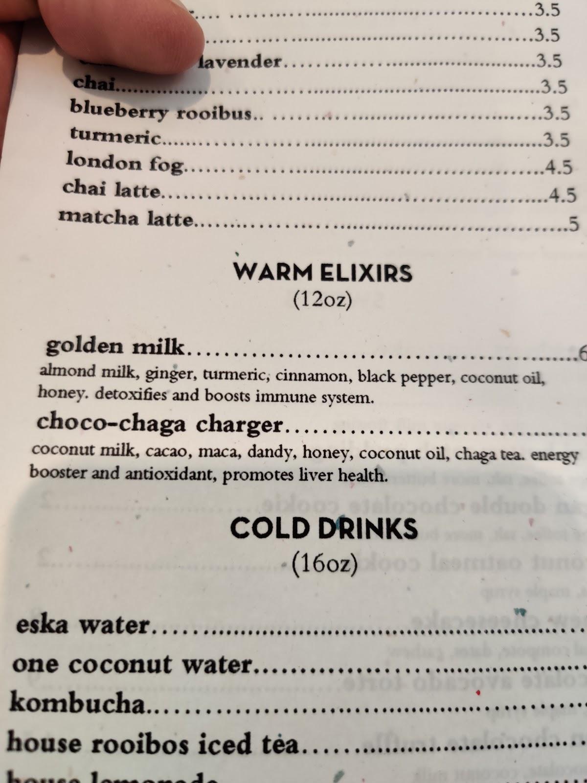 Menu at Ten Foot Henry restaurant, Calgary