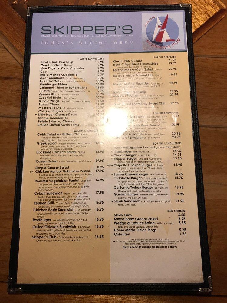 Menu at Whales Tale restaurant, Northport, 81 Fort Salonga Rd Unit A