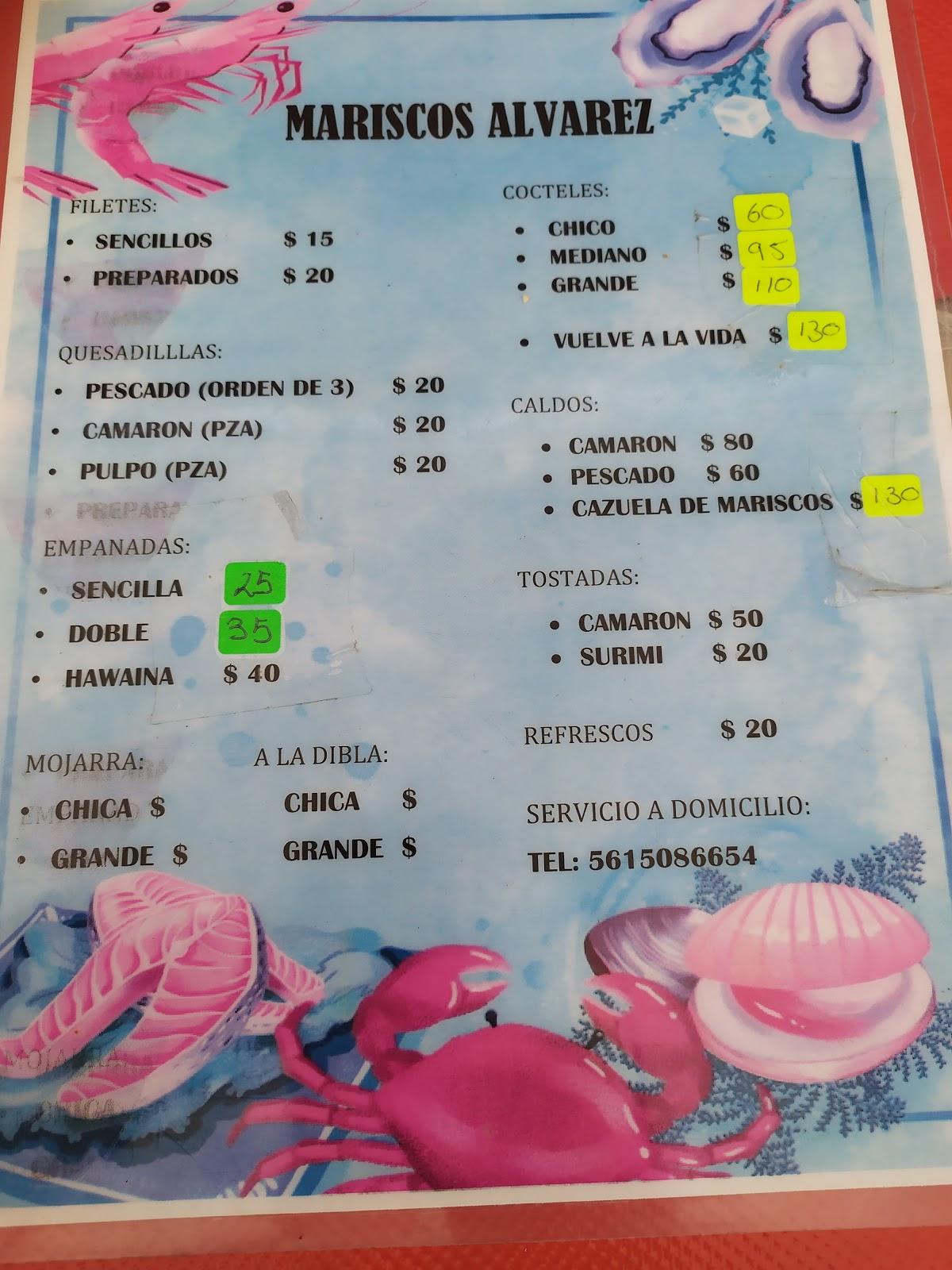 Menu at Pescados y mariscos restaurant, San Miguel Ajusco, Calle ...