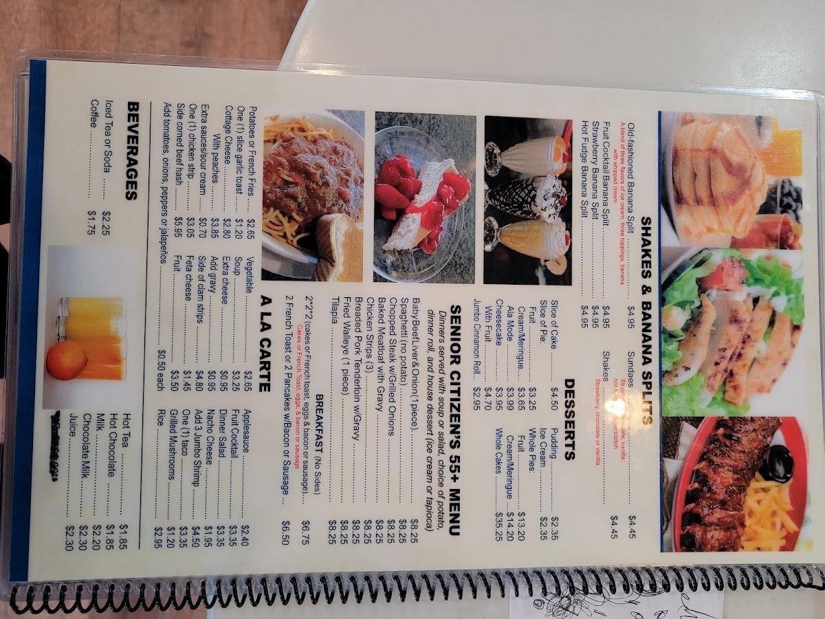 Menu at Riverside Family Restaurant 5, Oak Creek