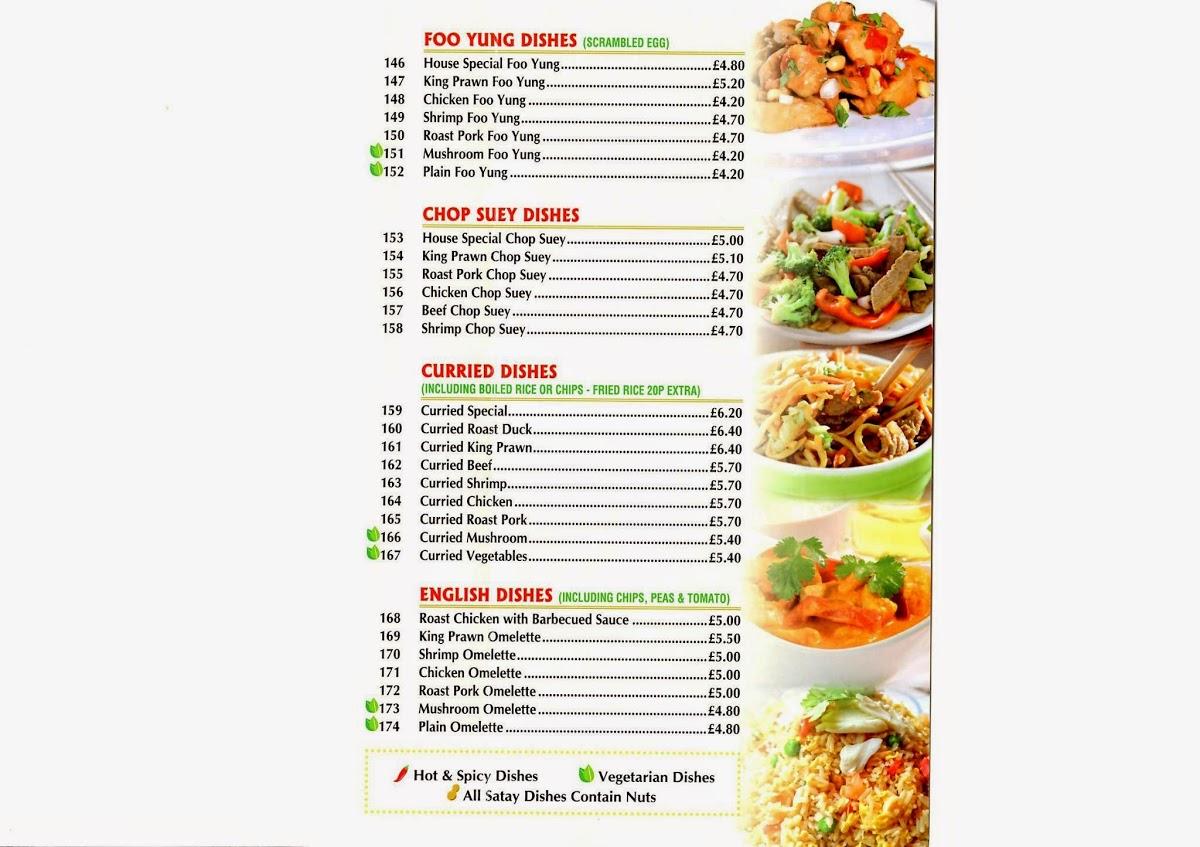 Menu at Full House fast food, Monmouth