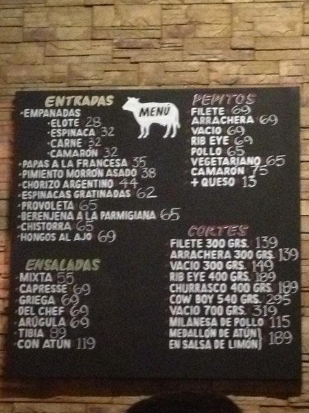 Carta del restaurante Chimi & Churri - Asador Argentino, Zapopan