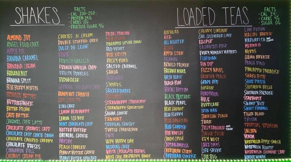Menu at Ignite Nutrition pub & bar, Leesville