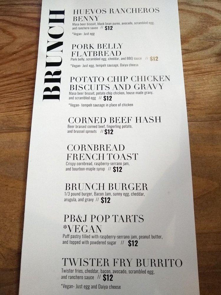 Menu at The Local Bison pub & bar, Tulsa