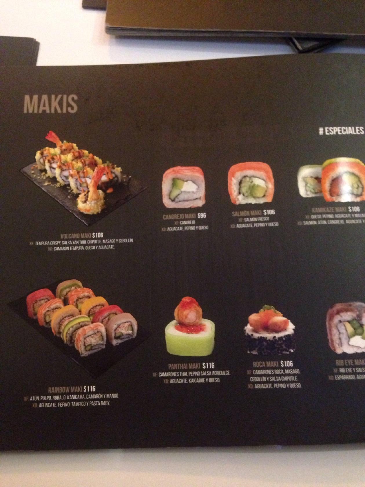 Carta del restaurante Teikit Sushi & Noodles, Ciudad del México, Calz ...