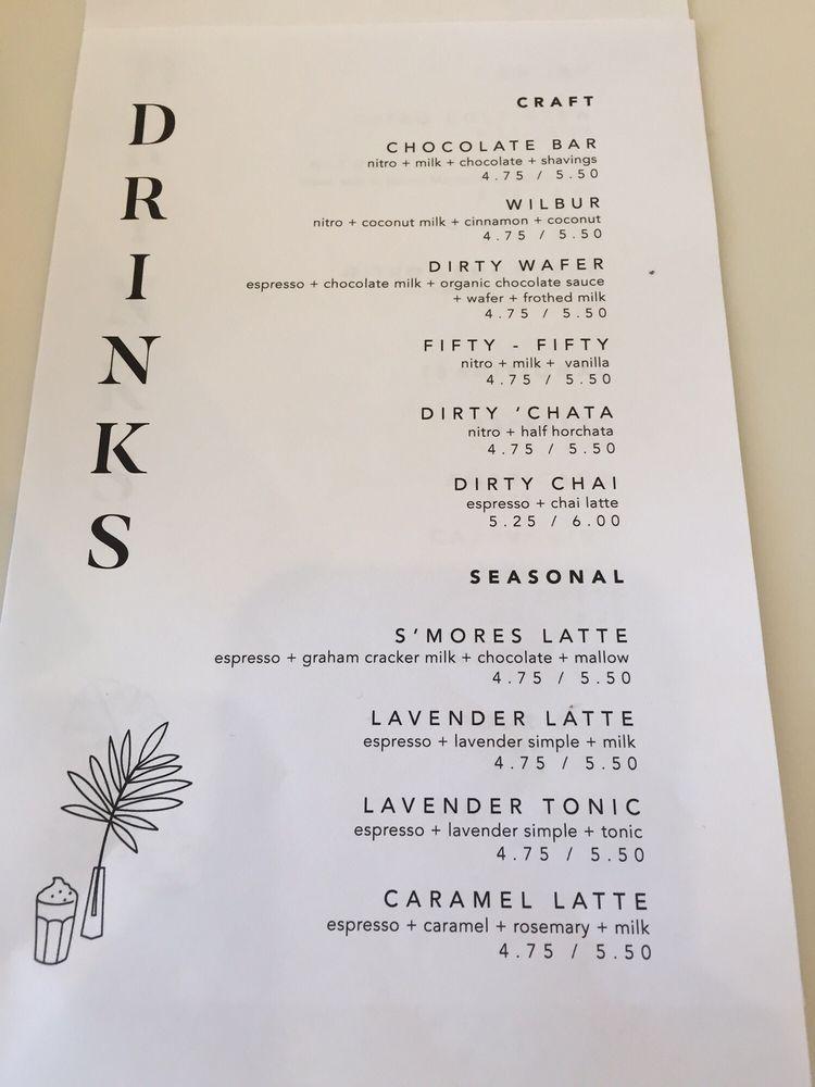 Menu at The Nitro Bar, Newport, 2 Pond Ave