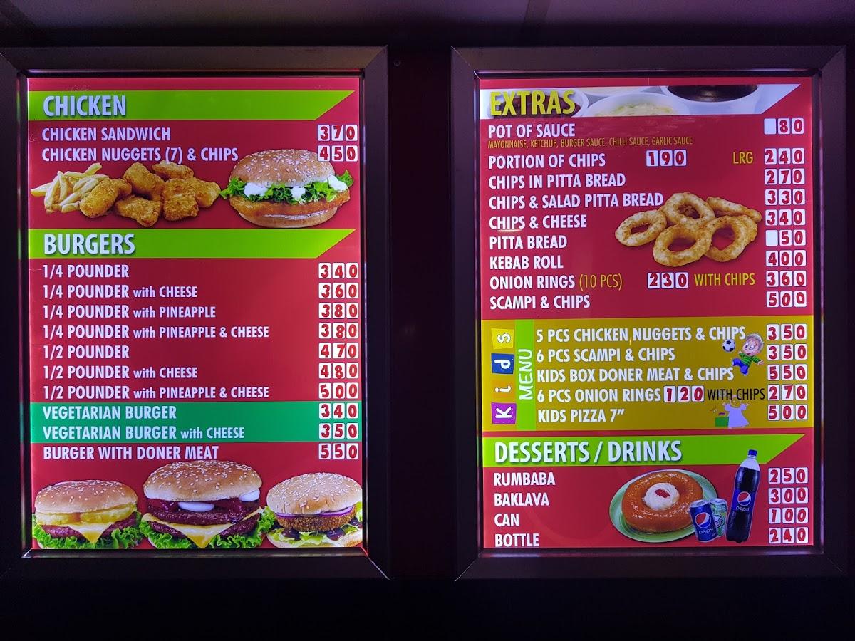 Menu at Countryside Kebab & Pizza fast food, Aylesham