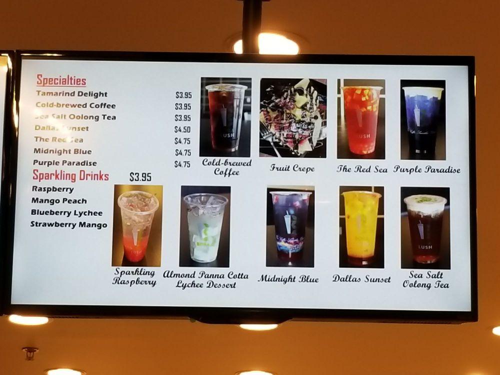 Menu at Boba Lush pub & bar, Murphy