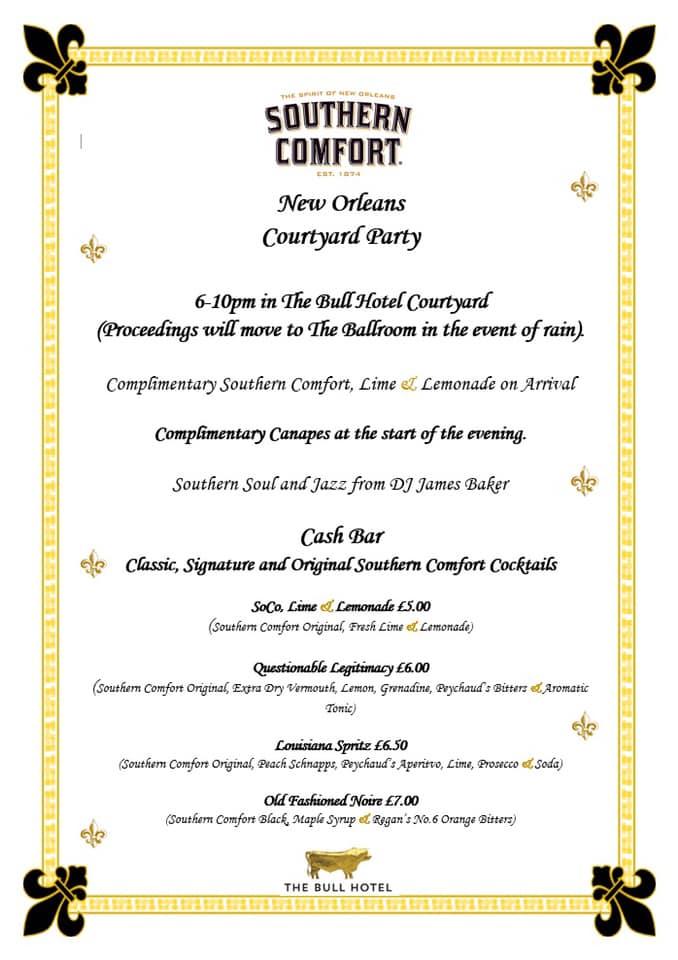 Menu at The Bull Hotel, Bridport restaurant, Bridport