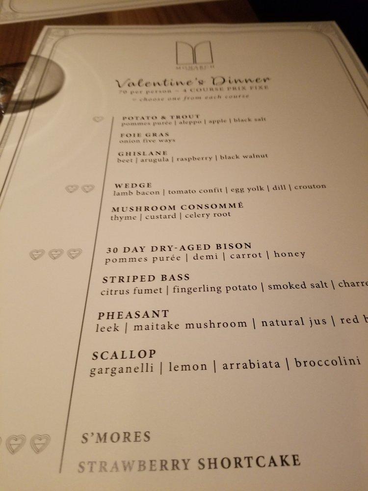 Menu at Monarch Restaurant, Omaha