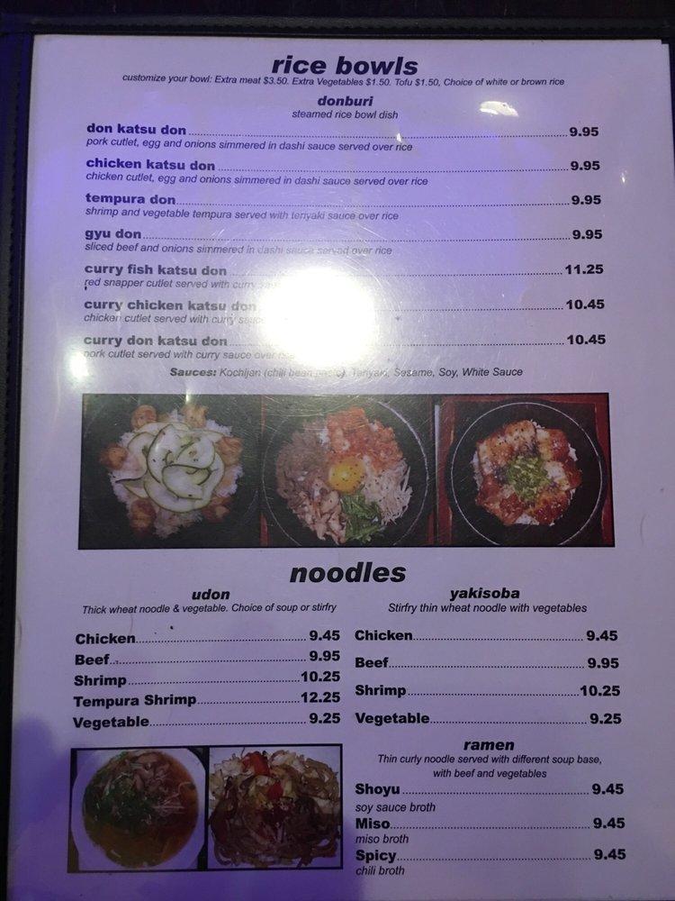 Menu at Don restaurant, Greensboro