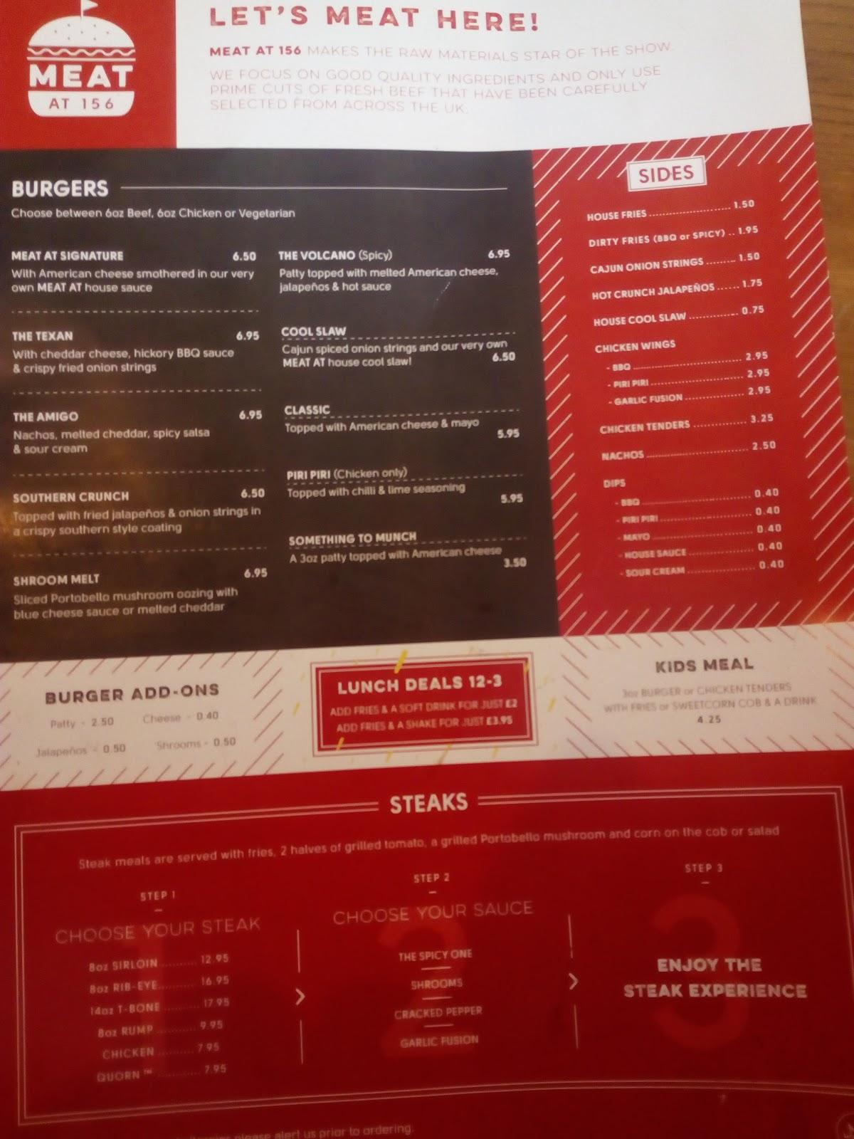 Menu at Kabab Erbil restaurant, Cardiff
