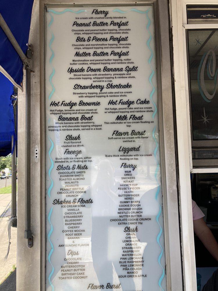 Menu at Les' Dairy Bar, Meriden, E Main St & Murray St