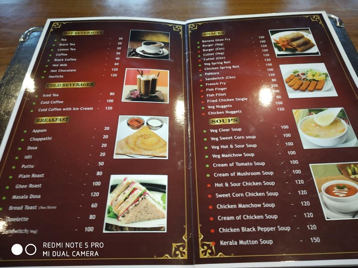 Menu at Cassia Restaurant, Alappuzha, Alappuzha, NH -47
