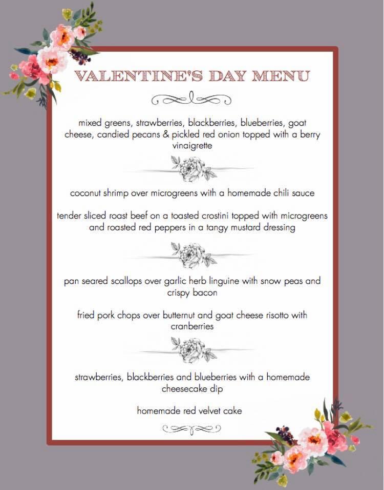 Menu at Dianes Villa Nova restaurant, Holland