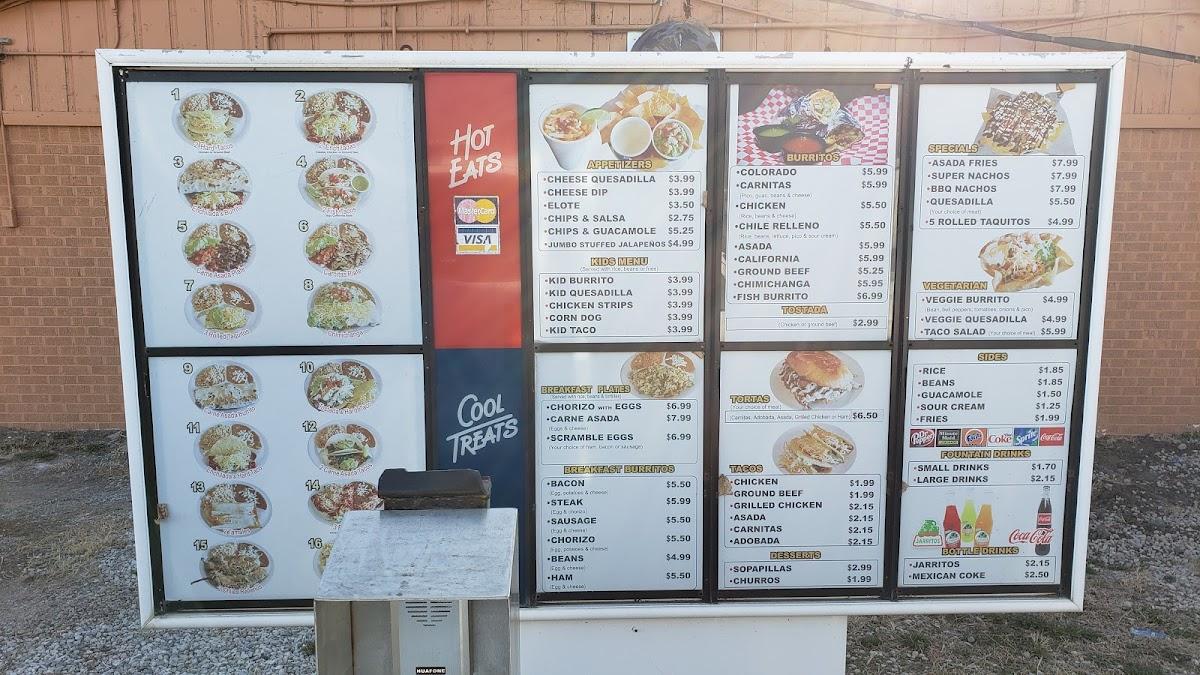 Carta de Goyo's Mexican Fast Food, Park City
