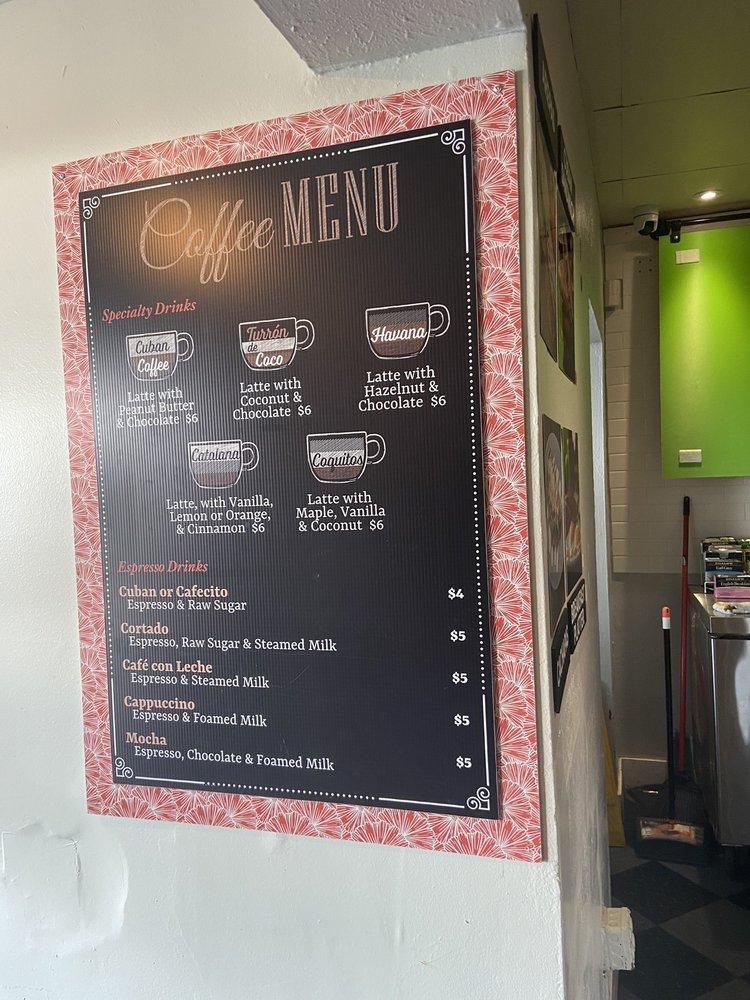 Menu at Odd Birds Cafe, St. Augustine