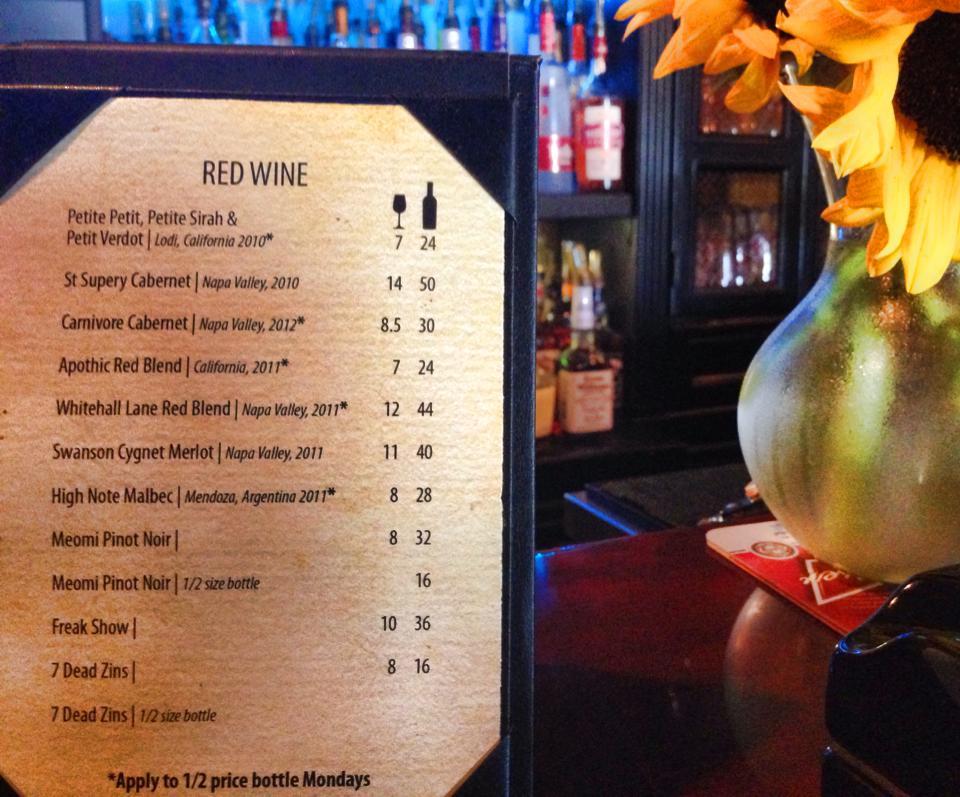 Menu at Stogie & Brew pub & bar, Indian Land