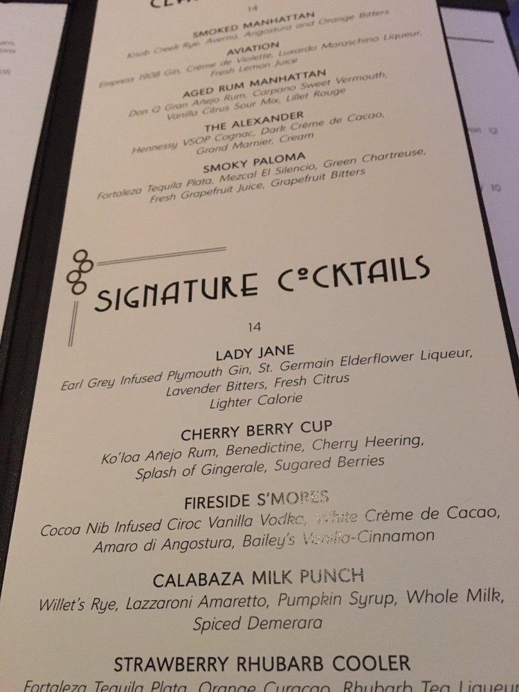 Menu at Atlantis Steakhouse, Reno