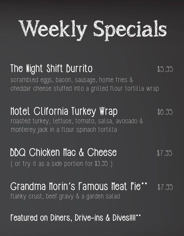 Menu at CRU Café cafe, Newport