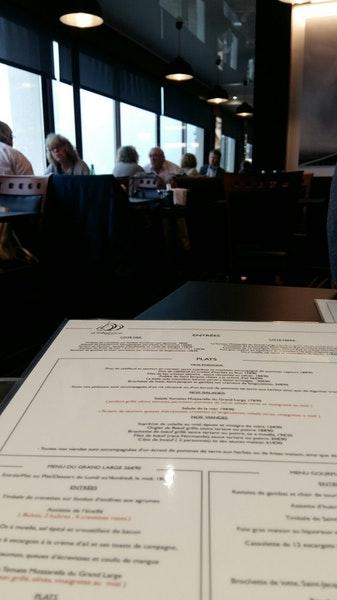 Menu au Le Grand Large restaurant, Sainte-Adresse