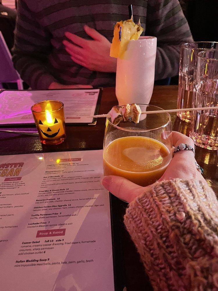 Menu at Monster Vegan restaurant, Philadelphia