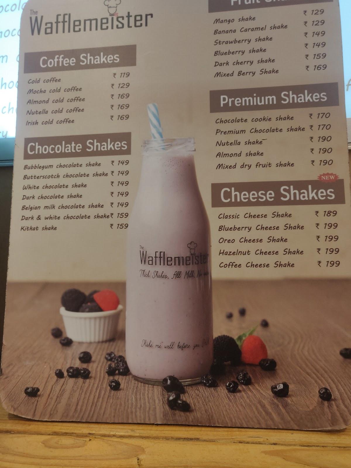 Menu at The Wafflemeister, Mira Bhayandar, Shop 26