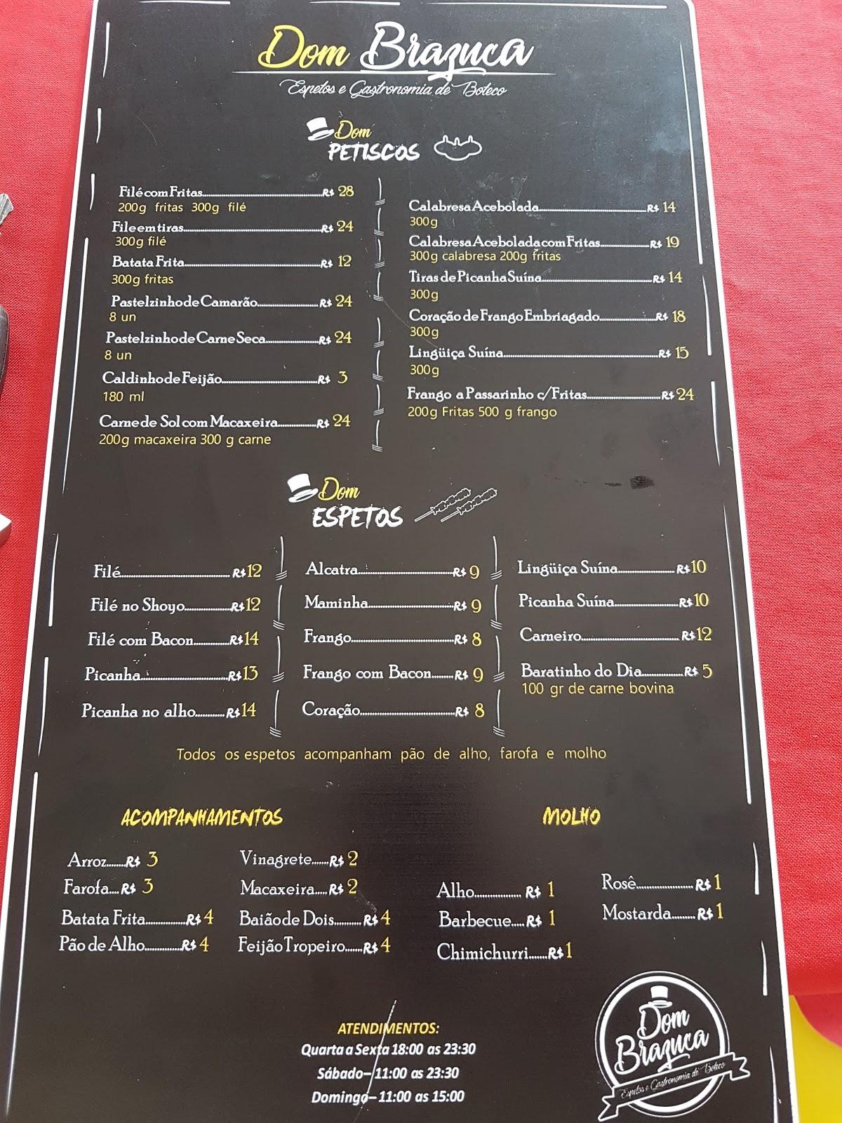 Menu at Los Gattos Restaurante, Rio Branco