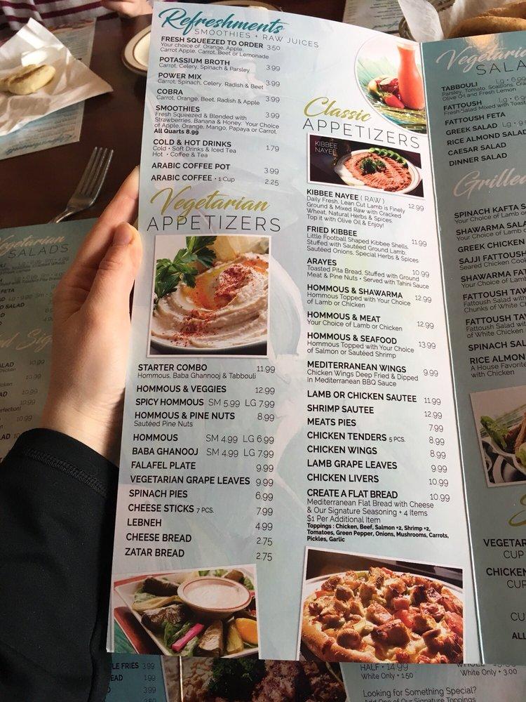 Menu at Shish Garden restaurant, Woodhaven