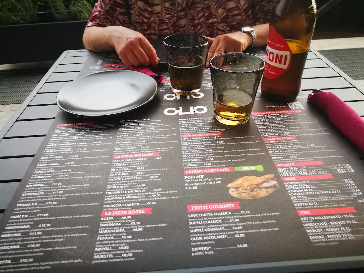 Menu at OLIO - Pizza e Fritti pizzeria, Rome, Viale Cesco Baseggio