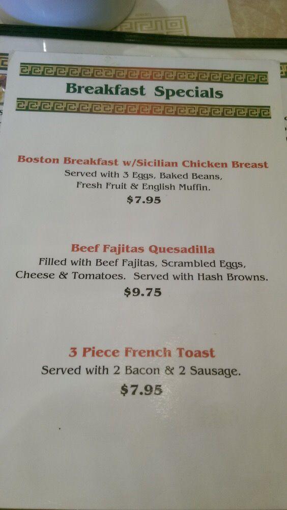 Menu at Brass Key Restaurant, Milwaukee